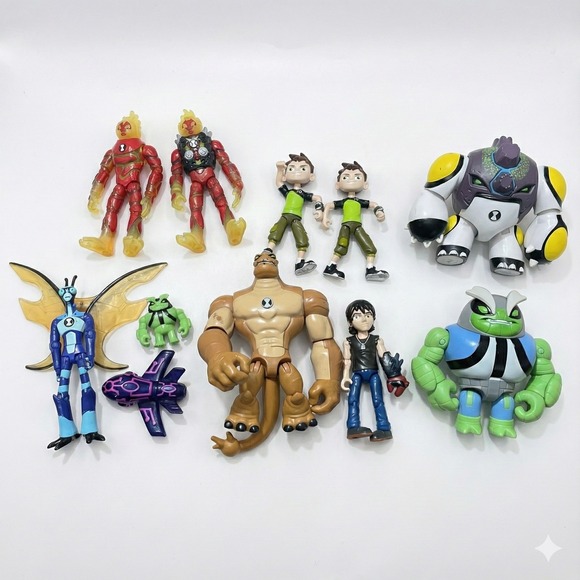 Playmates Toys | Toys | Ben Action Figures Lot Of 11 Stinkfly Kevin 11 ...